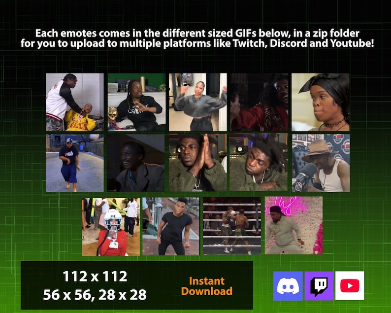 14 Animated Meme Emotes Pack for Twitch, Discord and Youtube | Features ...