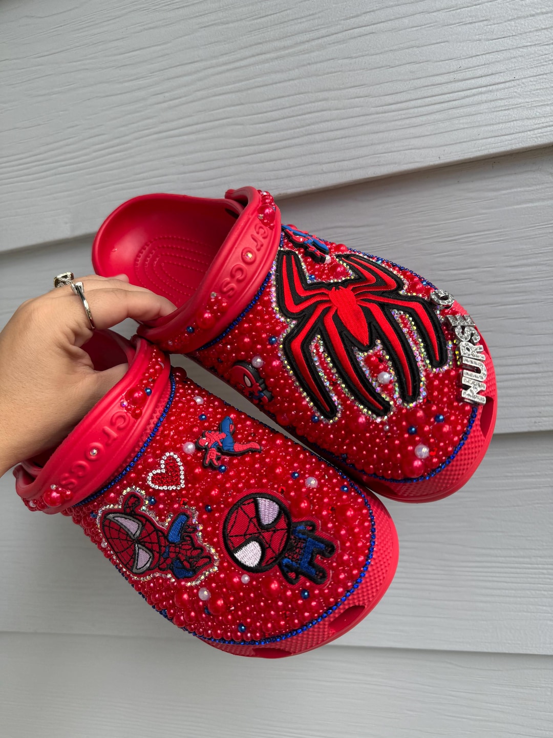 Spider-man Crocs - Etsy
