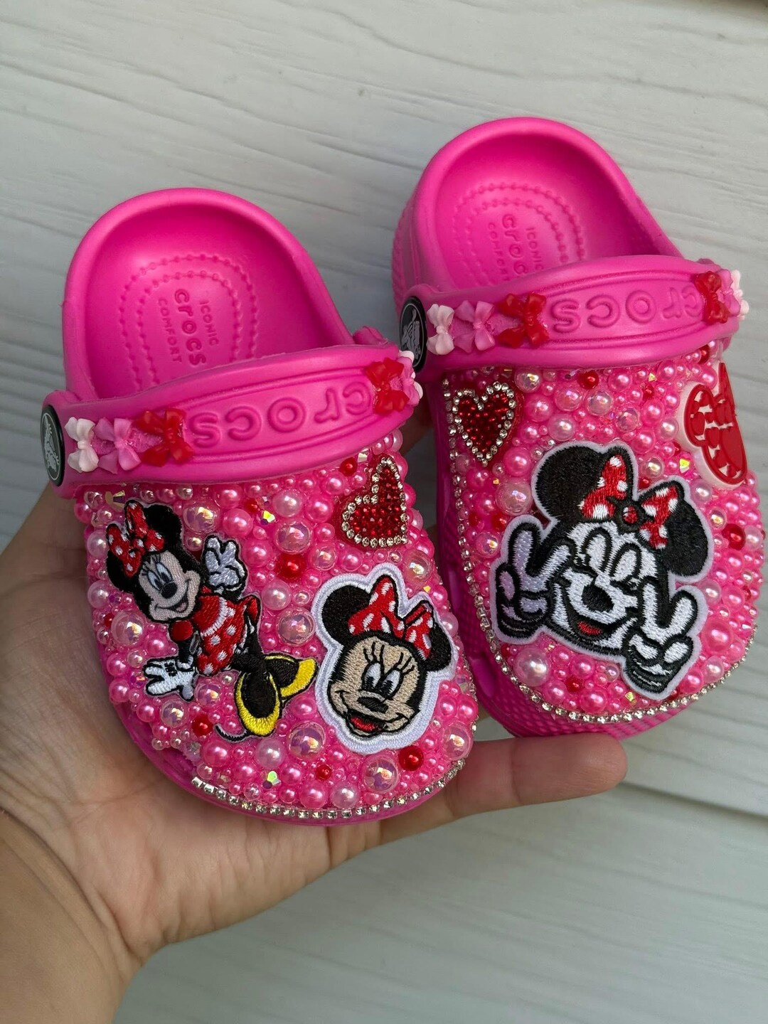 Kids Crocs! Minnie Mouse - Etsy
