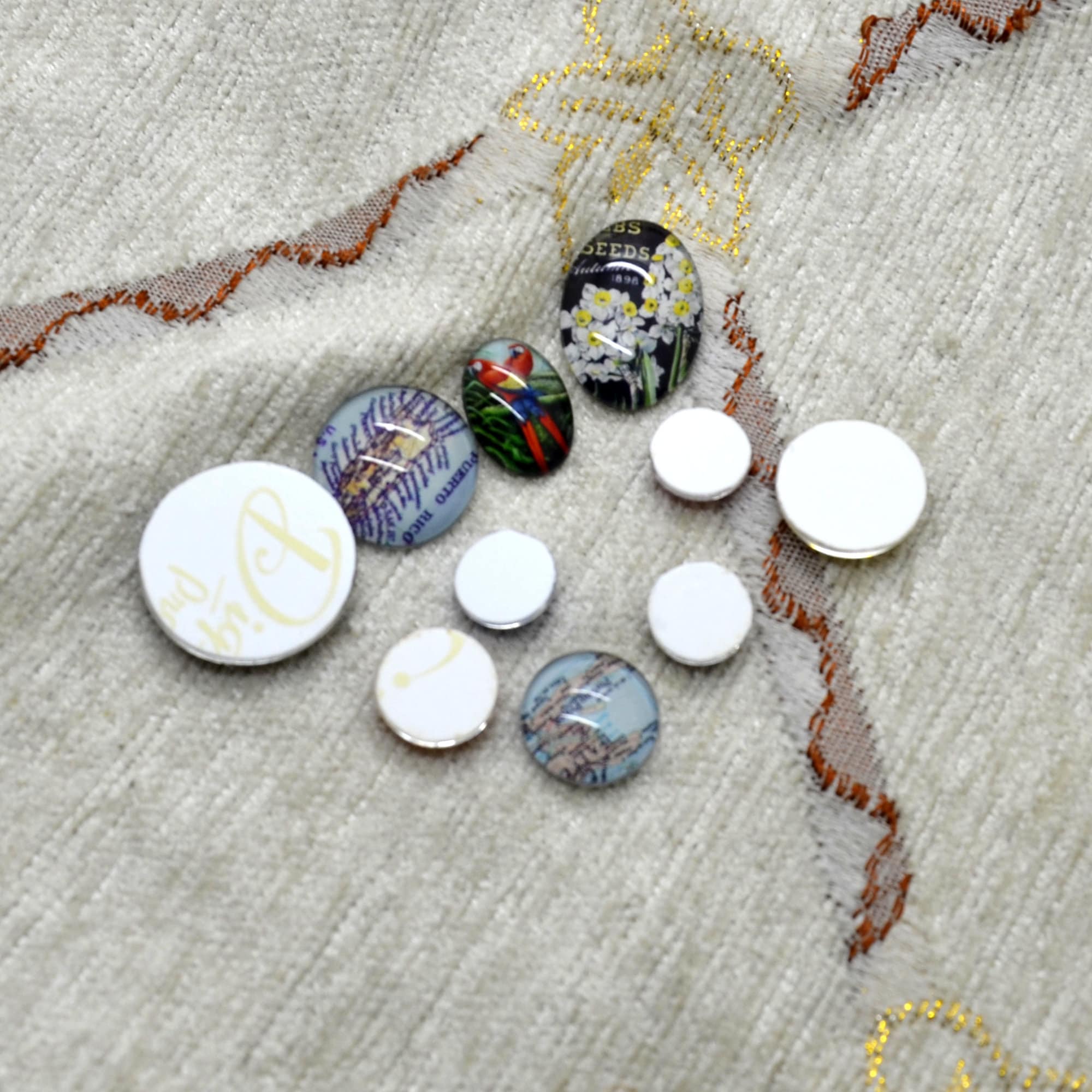 Marijuana Leaf Glass Cabochons, Photo Paper, 10mm-30mm - Etsy