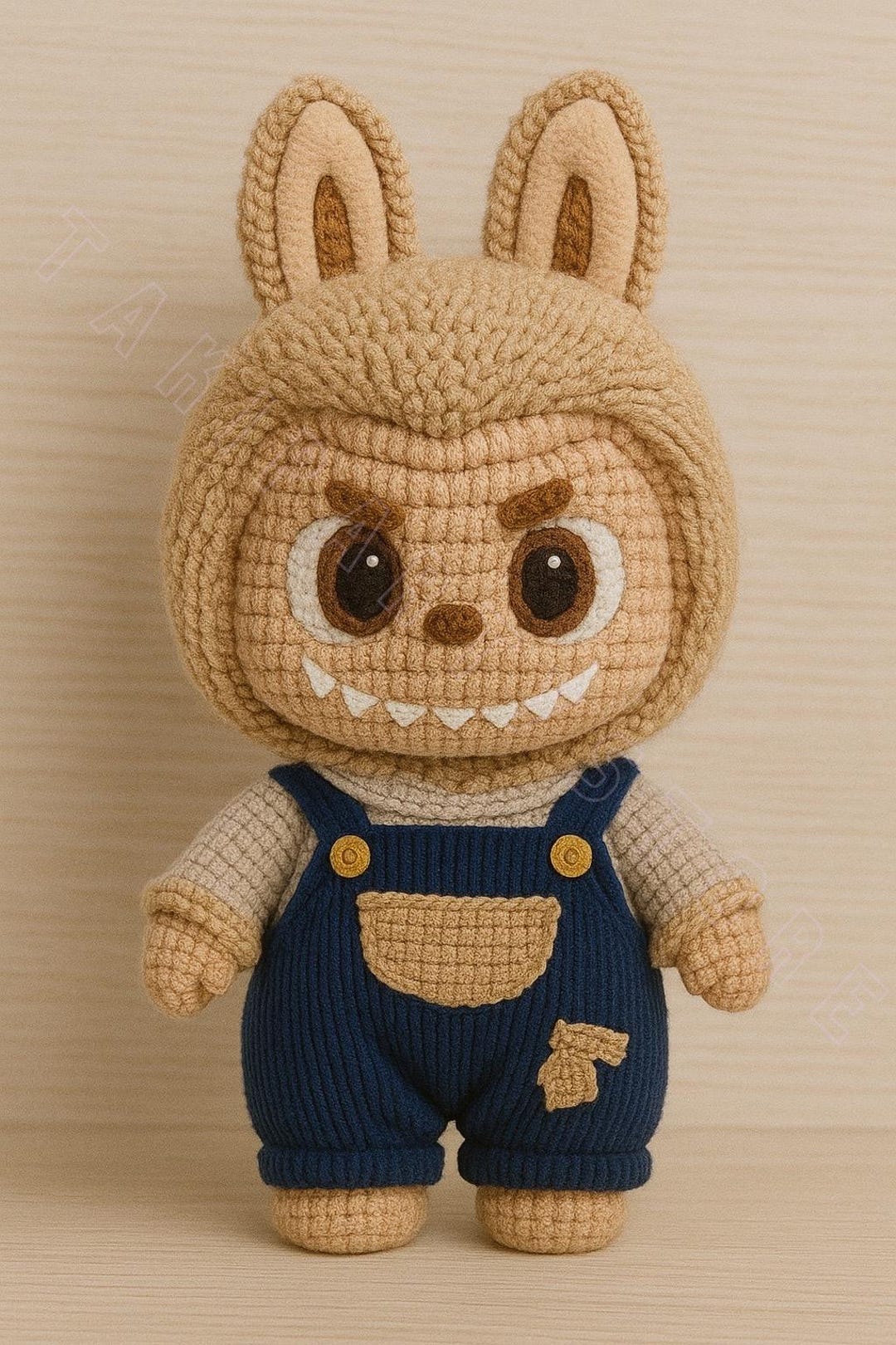 Labubu-inspired Crochet Pattern – Amigurumi Monster Bunny Plush – PDF ...