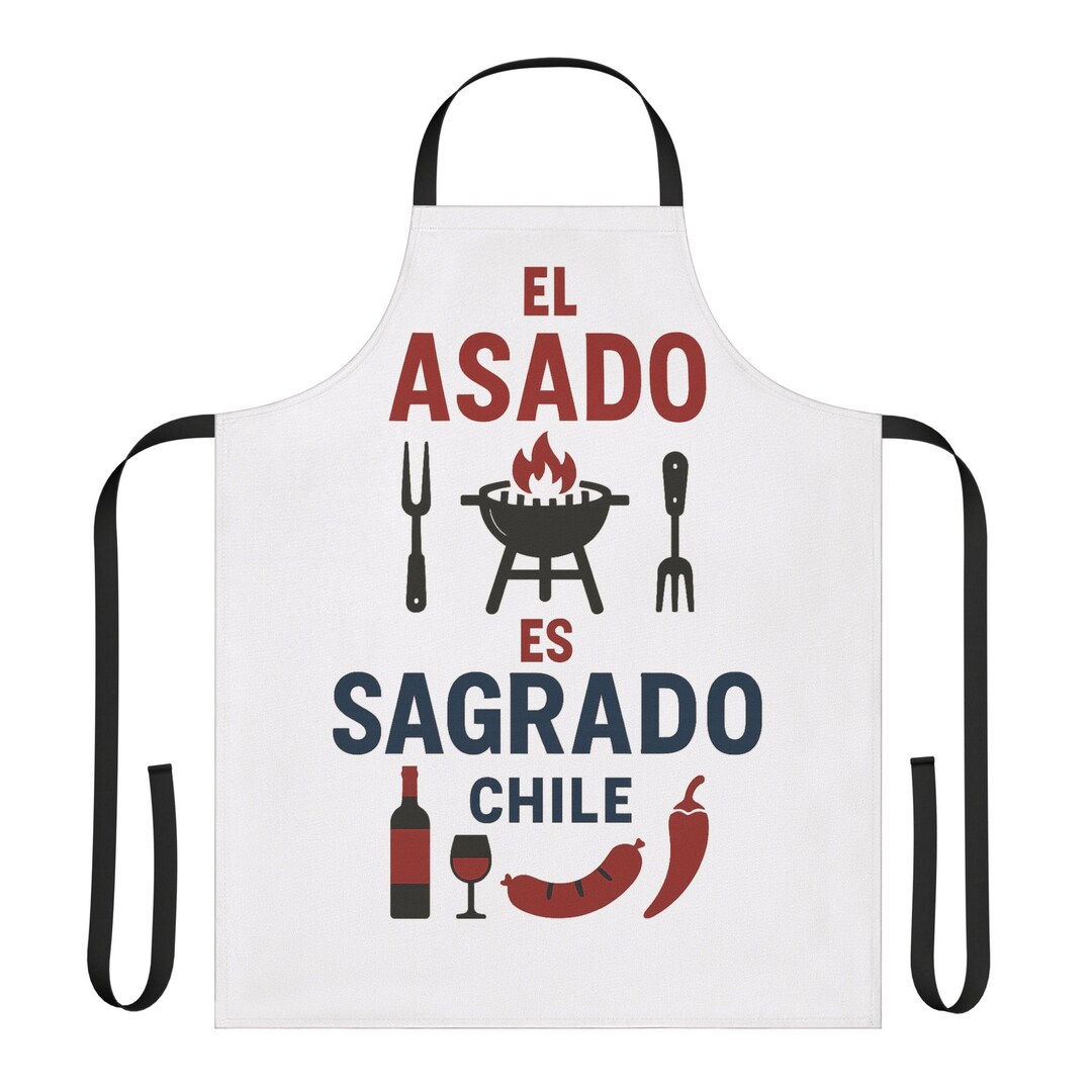 Sagrado Chile Apron, BBQ Gift, Grilling Apron, Cooking Accessories ...