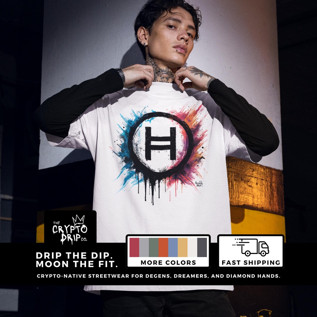 HBAR Crypto Shirt Crypto Merchandise Crypto Clothing HBAR Hedera Crypto ...