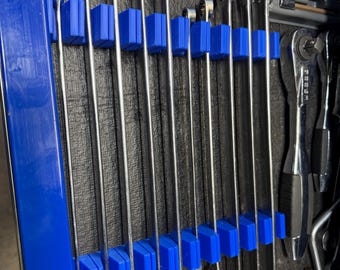 20X Modular Wrench Organizer Compact Tool Storage Slots Hold Tools SAE ...