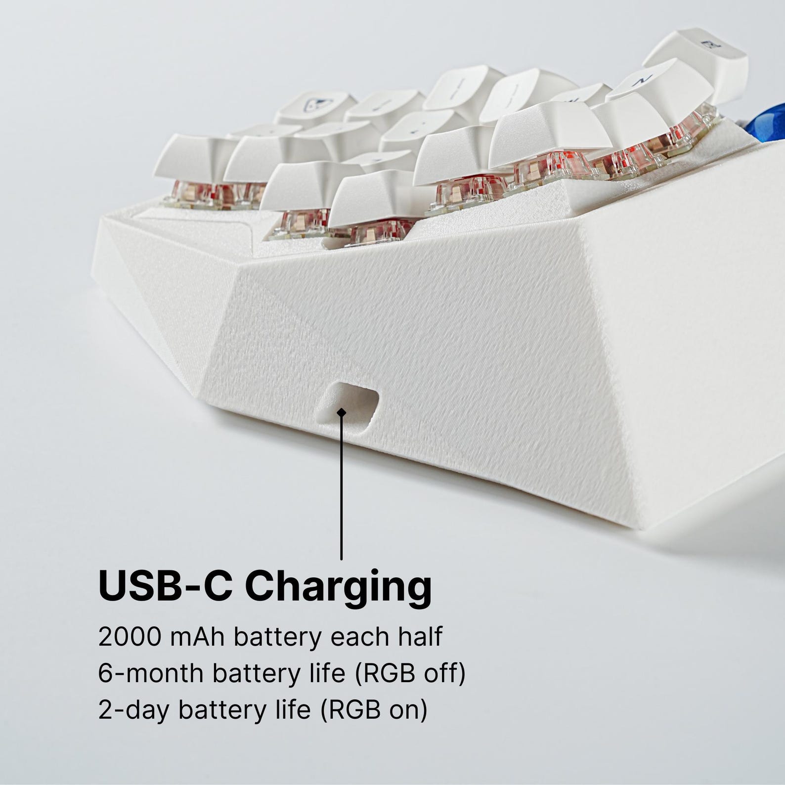 Wireless Dactyl Manuform With Trackball Ergonomic Split Keyboard - Pre ...