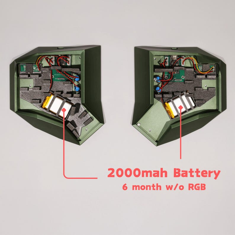 Wireless Dactyl Manuform With Trackball Ergonomic Split Keyboard - Pre ...