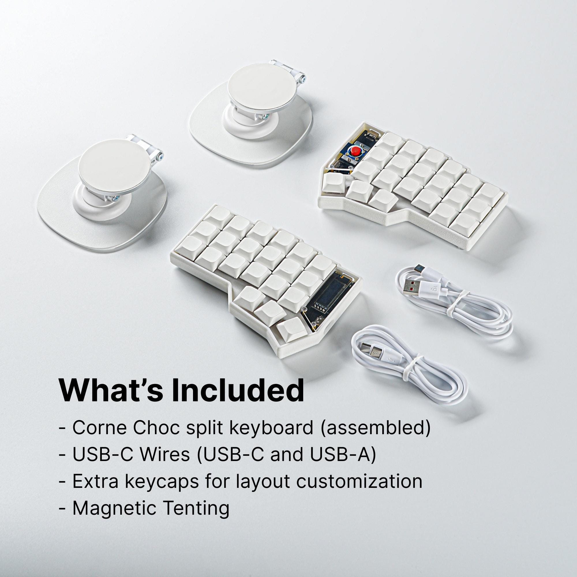 Corne Choc Trackpoint Ergonomic Split Keyboard With Tenting - Pre-built ...