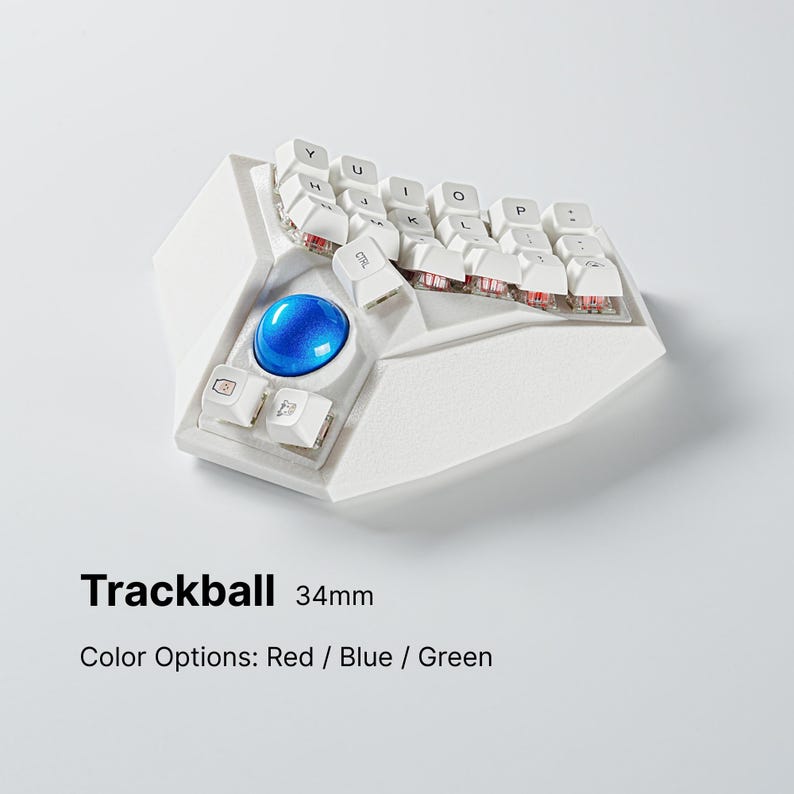 Wireless Dactyl Manuform With Trackball Ergonomic Split Keyboard - Pre ...