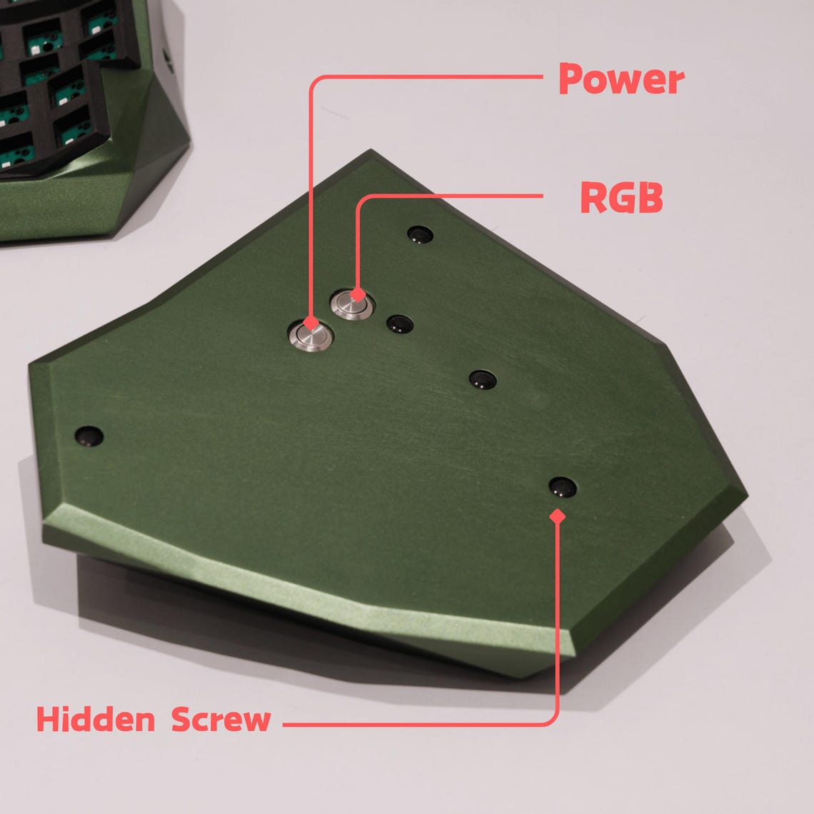 Wireless Dactyl Manuform With Trackball Ergonomic Split Keyboard - Pre ...