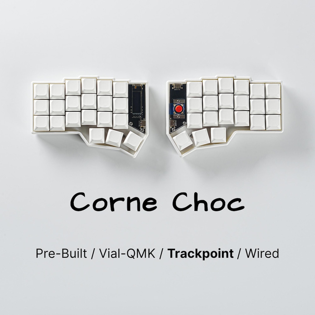 Corne Choc Trackpoint Ergonomic Split Keyboard With Tenting - Pre-built ...