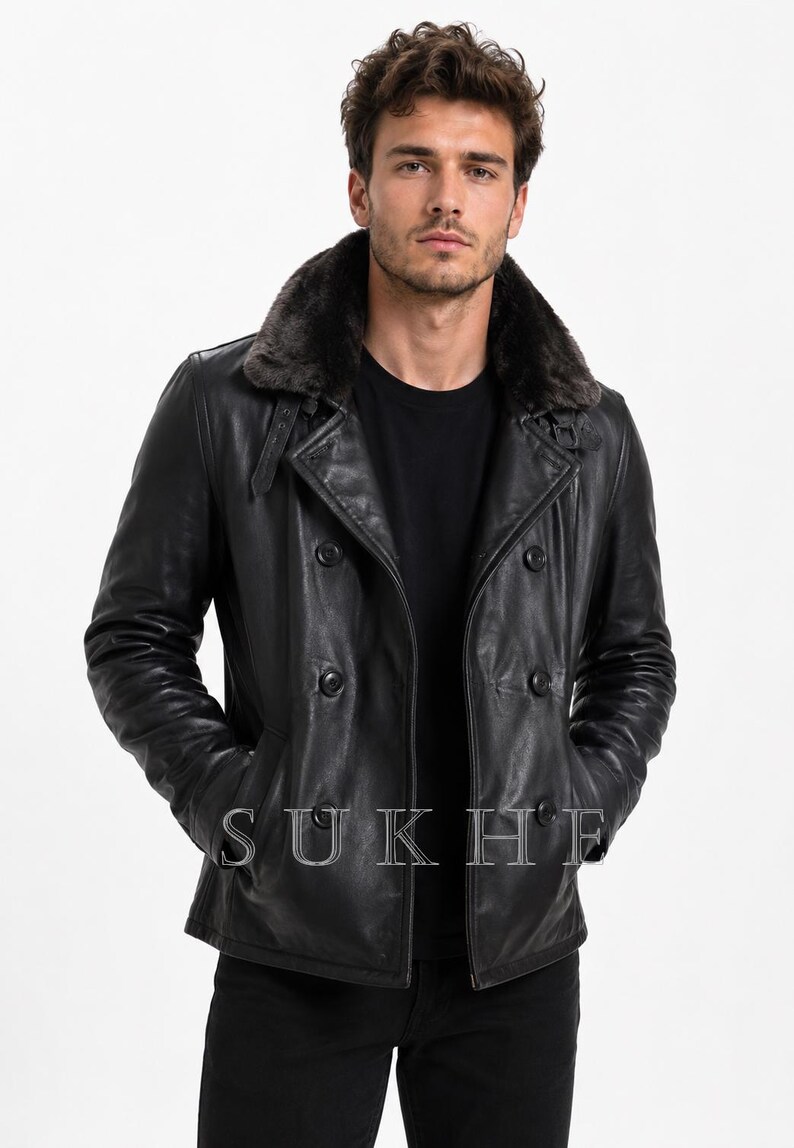 Leon Kennedy Inspired RE9 Resident Evil Requiem Black Real Leather ...