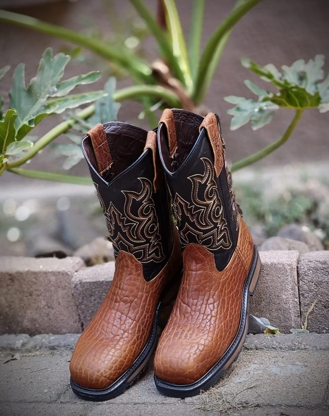 Bison Legacy Roper Western Boot - Etsy