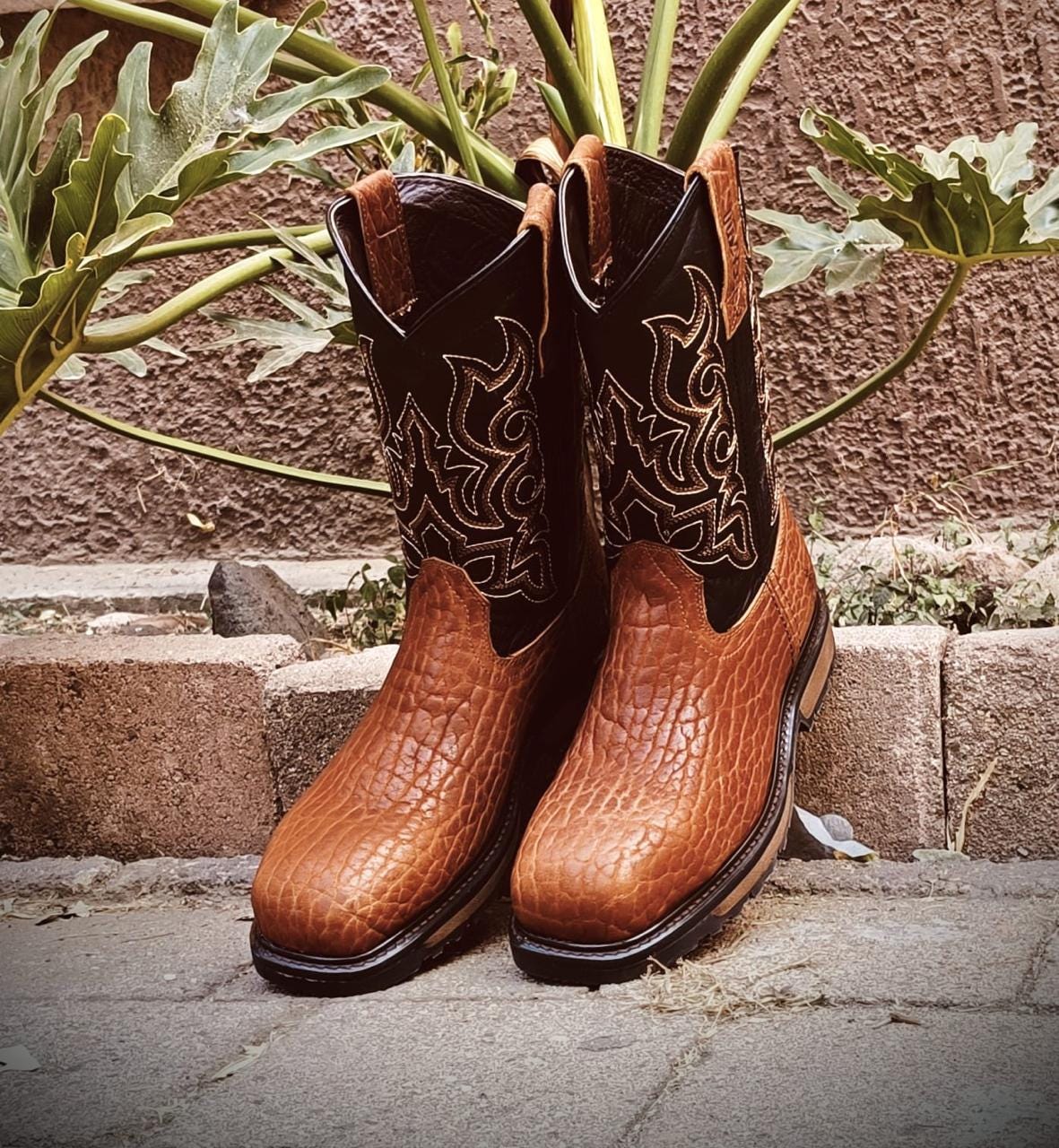 Bison Legacy Roper Western Boot - Etsy