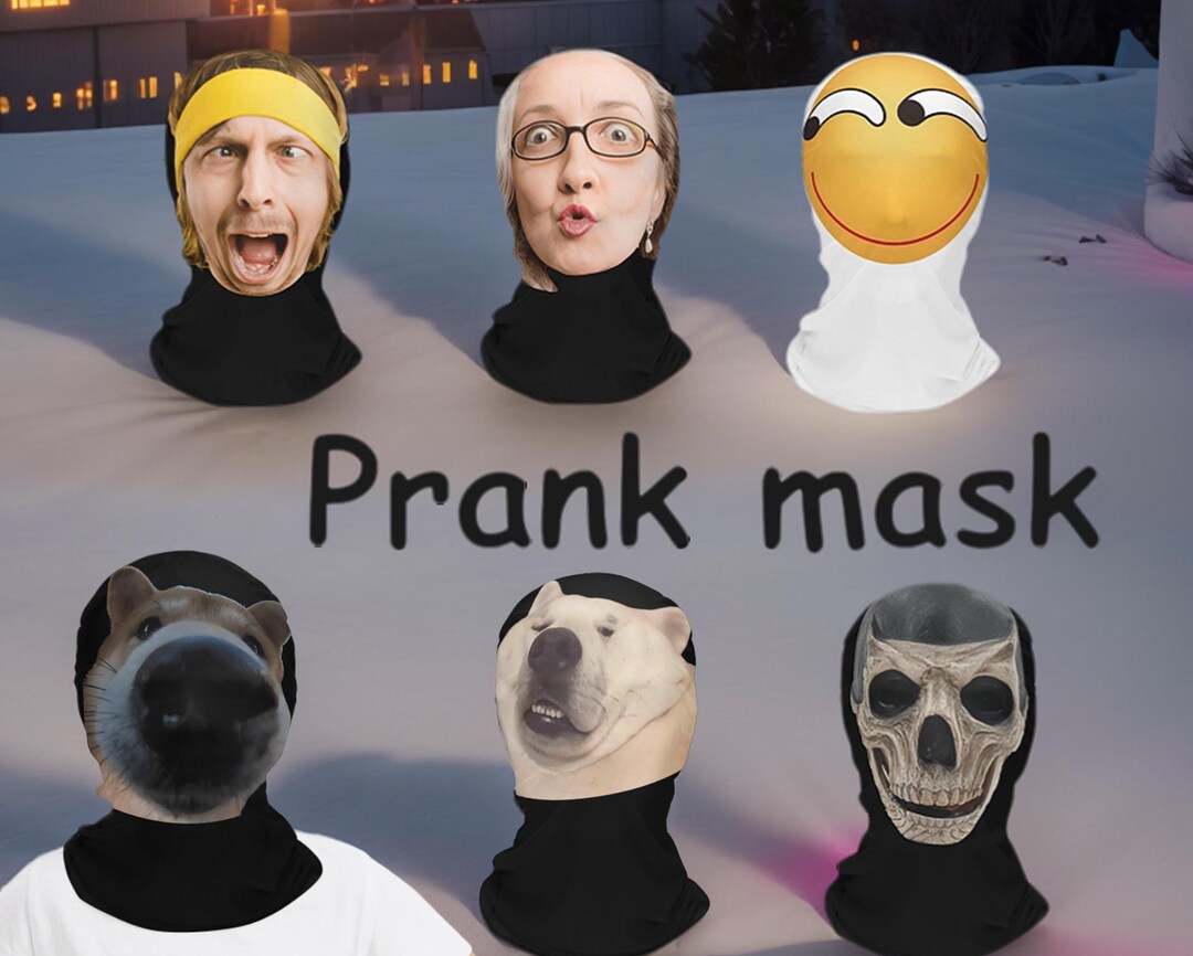 Personalized Halloween Mask,custom Mask,prank Mask,funny Gag Mask,goofy ...