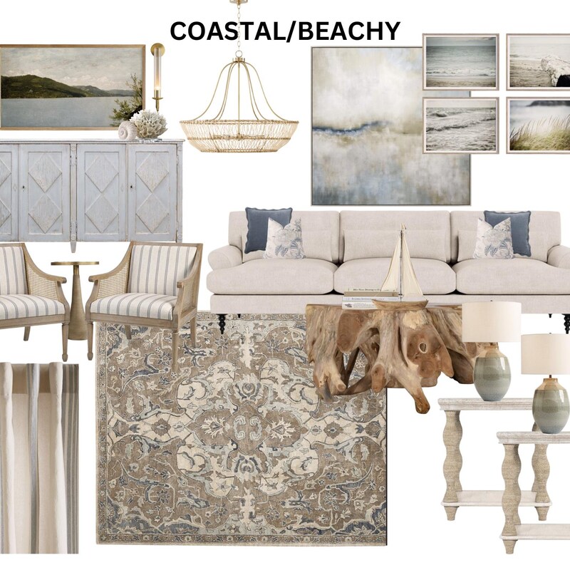 Beach Mood Board - Etsy