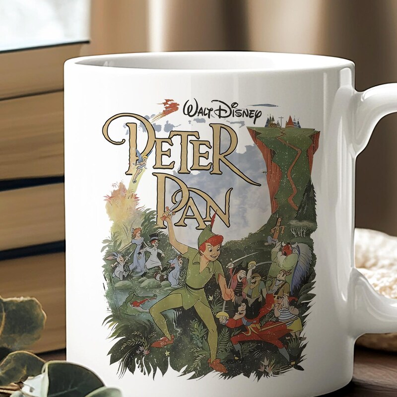 Peter Pan Mug - Etsy