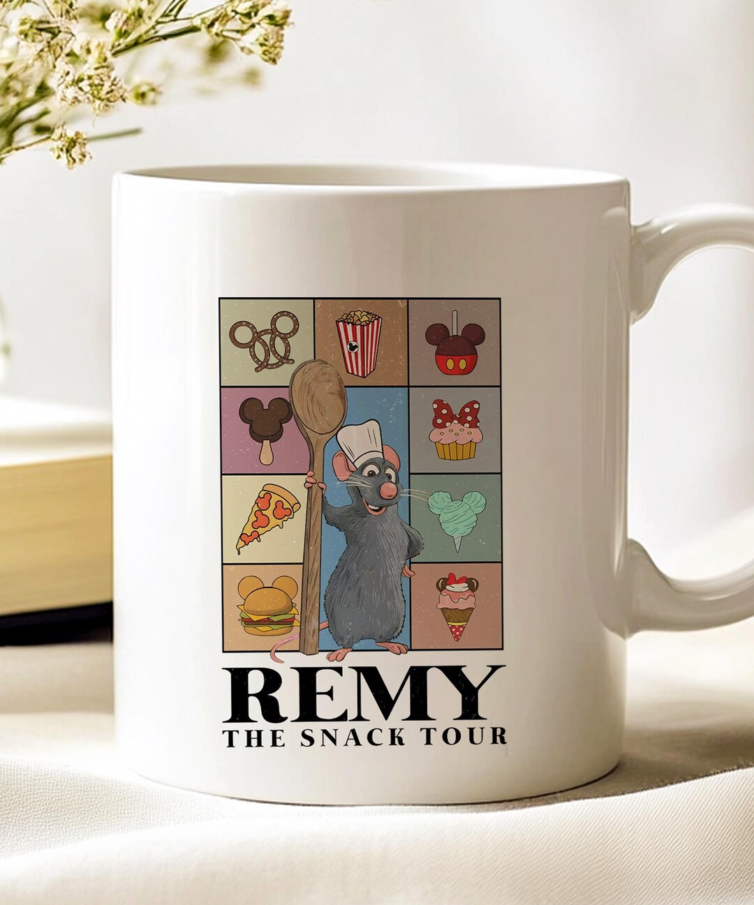 Remy Mug the Snack Tour Chef Rat Disney Cup - Etsy