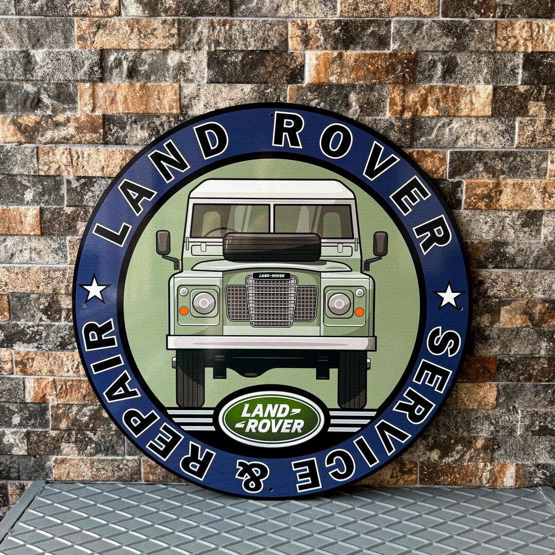 Vintage- High Quality- LAND ROVER Rare Sign- 19.7" (50cm) - Etsy