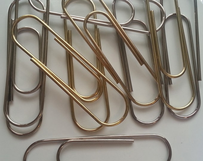 4-inch Gold Jumbo Paper Clip Bookmark Style - Etsy