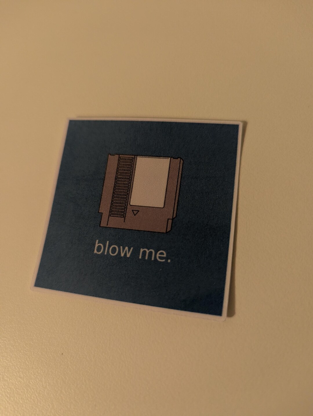 Blow Me NES Cartridge Sticker | Funny Retro Gamer Vinyl Sticker | 90s ...