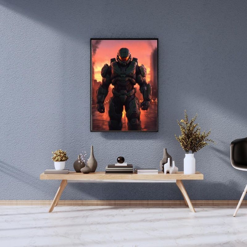 Halo Poster - Etsy