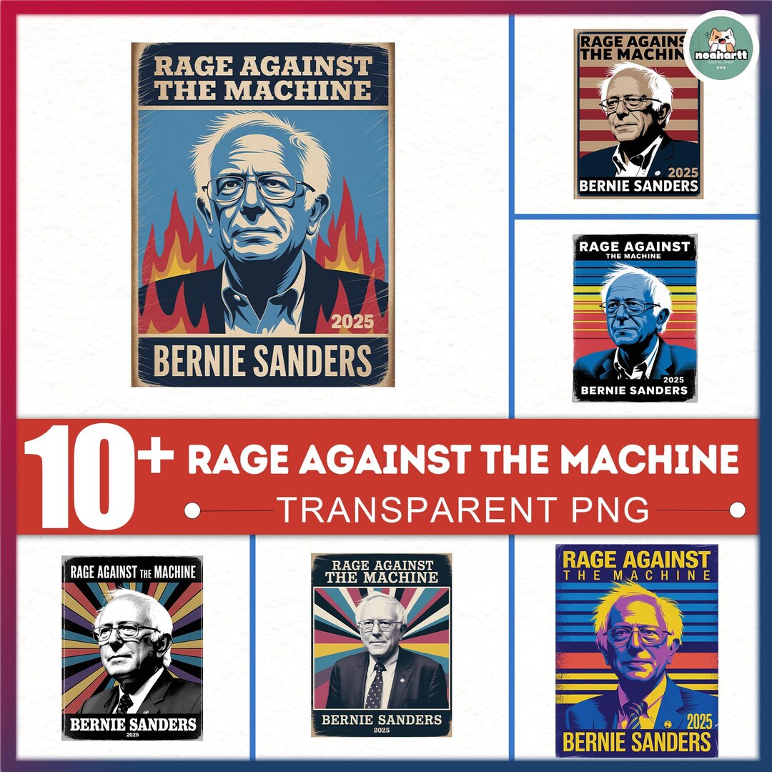 Bernie Sanders PNG, Rage Against the Machine Png Bundle, Protest Png ...