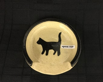 Cat Spoon Rest | Etsy