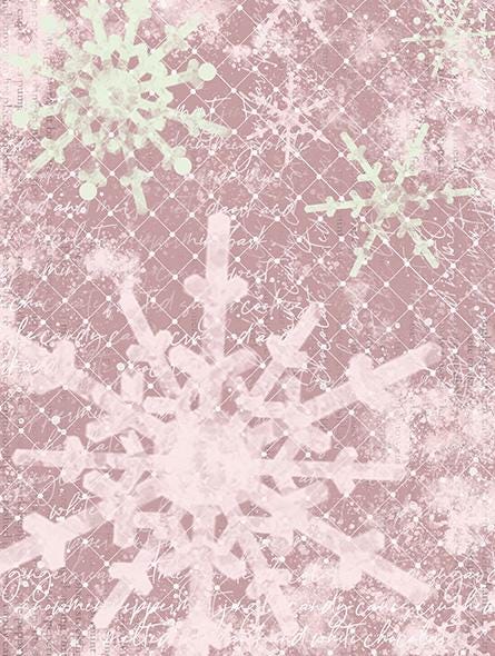Peppermint Jingle Peppermint Pink Art Journaling Rice Paper, Grunge ...