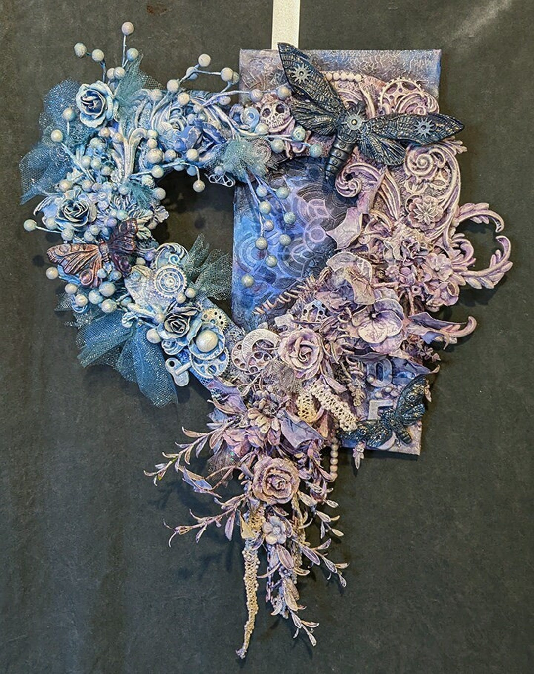 The Amaranthine Heart Steampunk Wall Art, Eclectic Art, Steampunk Wall ...