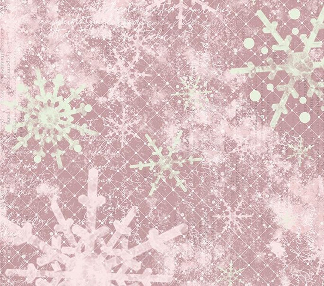 Peppermint Pink Christmas Rice Paper: Art Journaling, Grunge Texture - Etsy