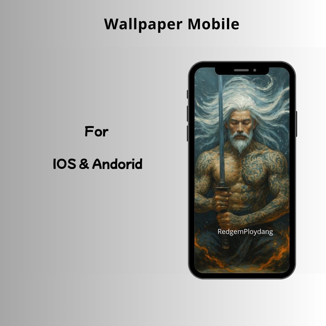 Samurai Sword Master — 5-wallpaper Bundle II 9:16 Mobile Wallpapers - Etsy