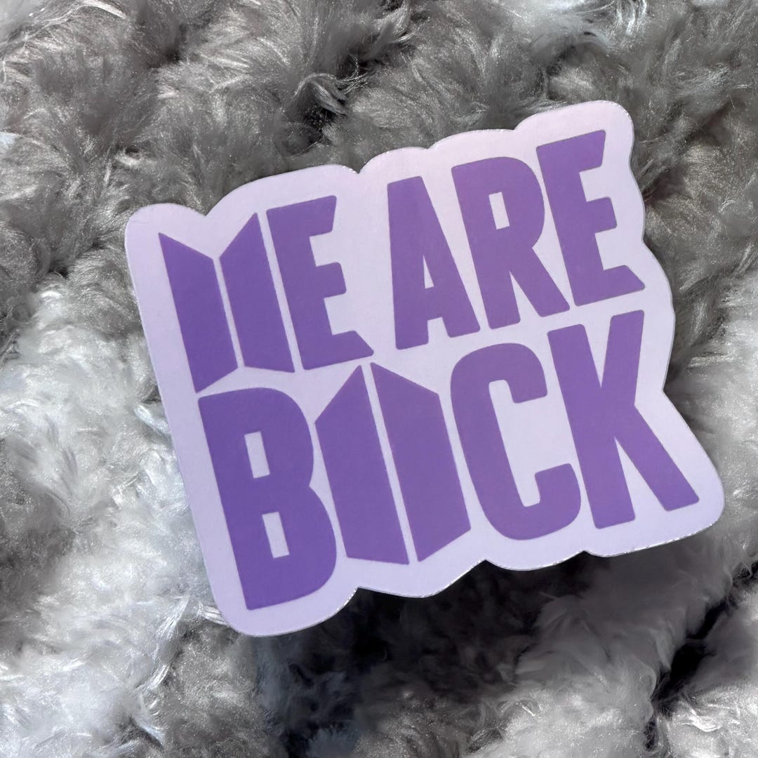 BTS COMEBACK Vinyl Sticker - Etsy