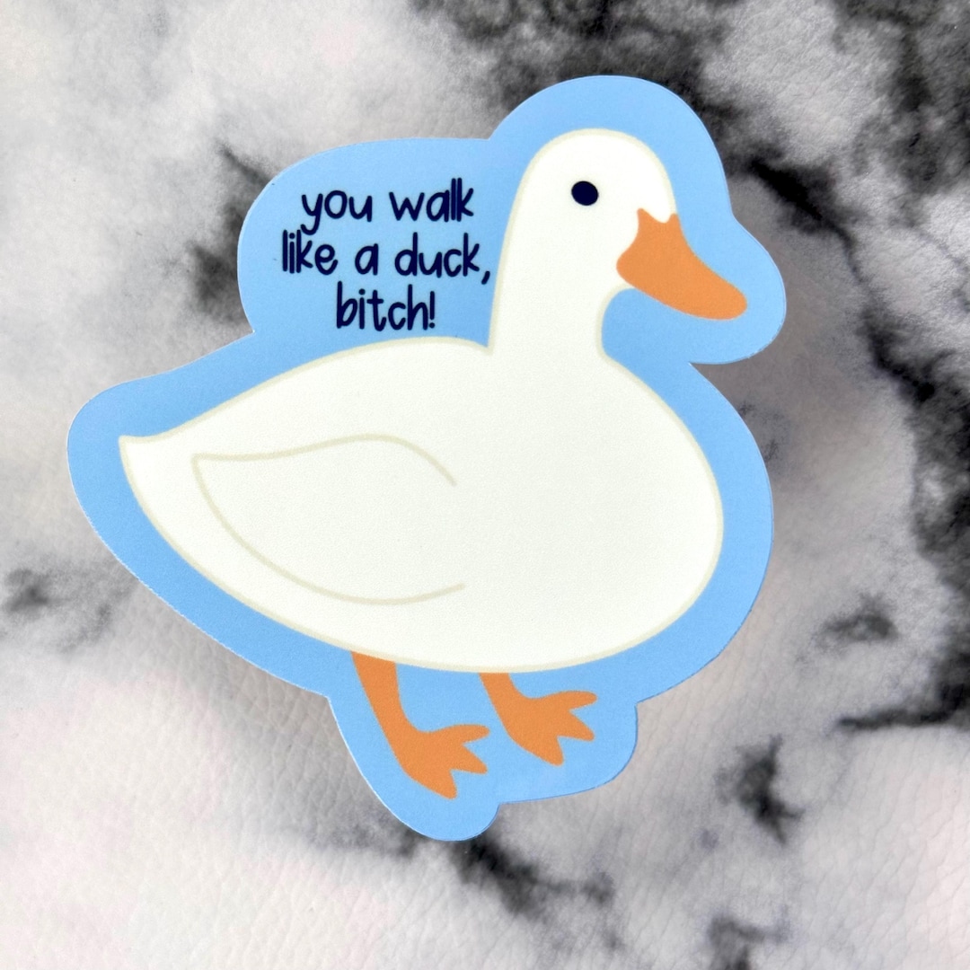 BTS RM GROIN Duck Vinyl K-pop Sticker - Etsy