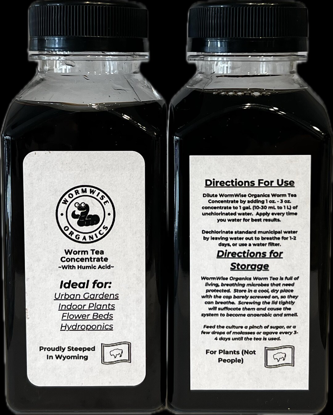 Organic Worm Tea Concentrate - Humic Acid, 8oz - Etsy