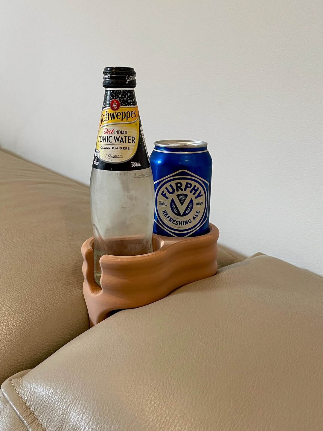 Couch Caddy Double Can Holder - Etsy