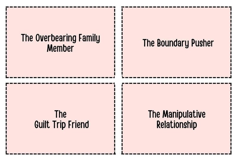 Printable Christian Boundaries Cards | Faith-based Boundary Setting ...