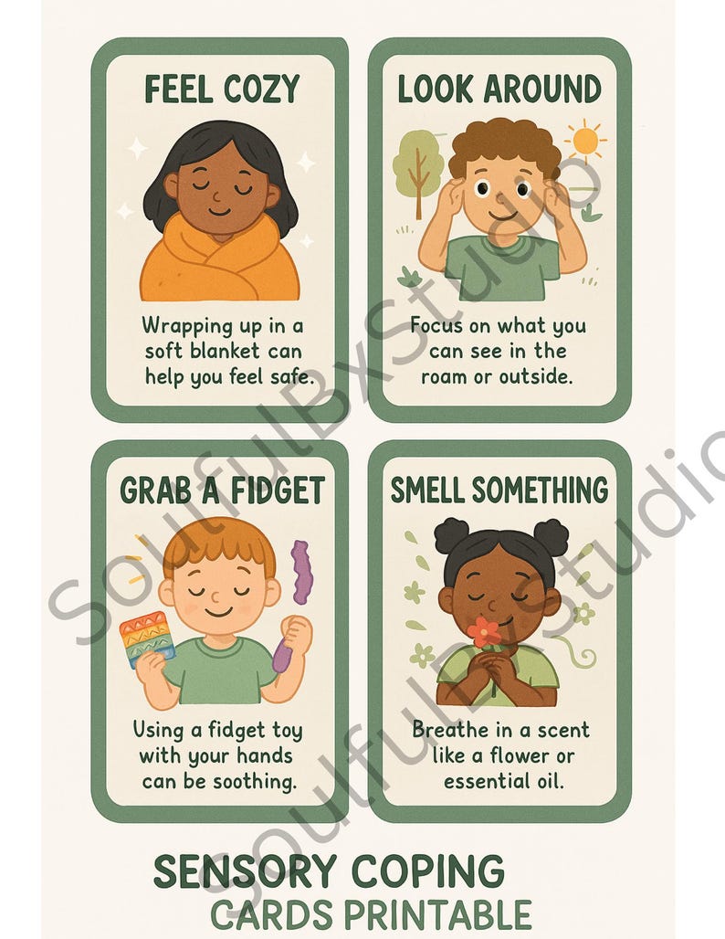Sensory Coping Tools Set - Etsy
