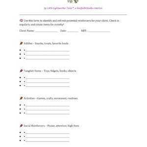 Editable RBT Toolkit: ABA Templates, Tracking Sheets + Bonus Guide ...