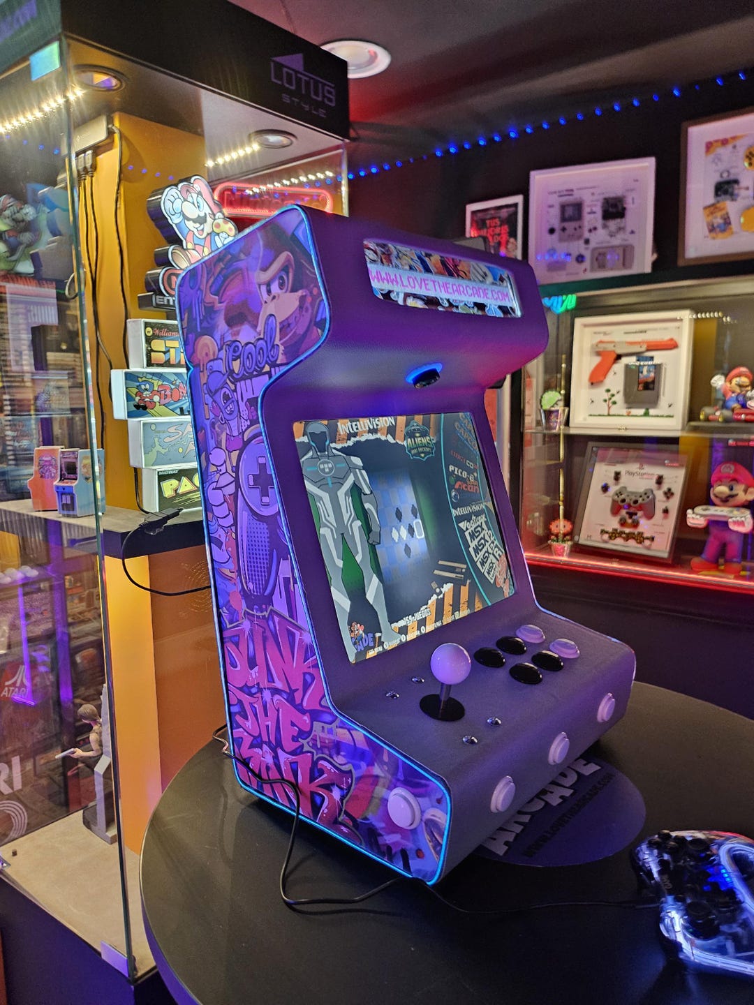 Arcade Classic BARTOP Retro PERSONALIZED, Classic Cabinet, TV, Video ...