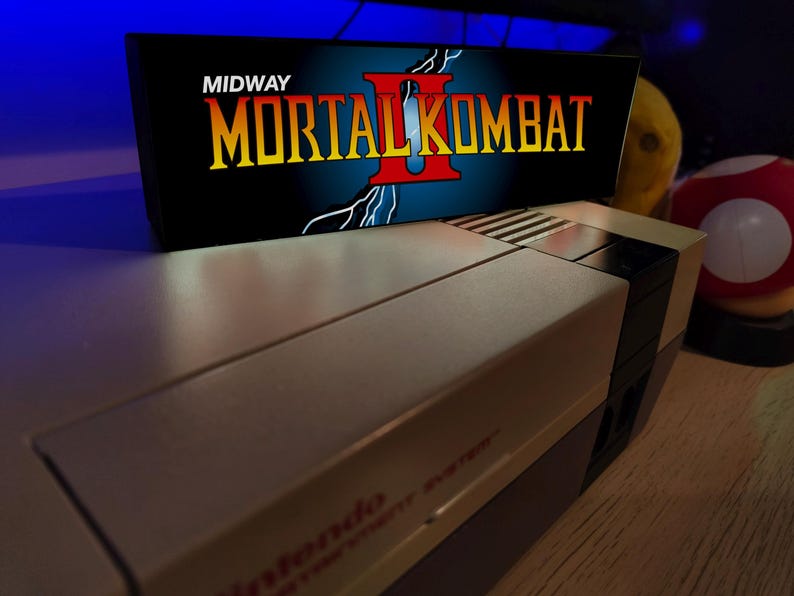 LED Light Display Lamp for Decorating a Gamer's Room, Retro Gaming ...
