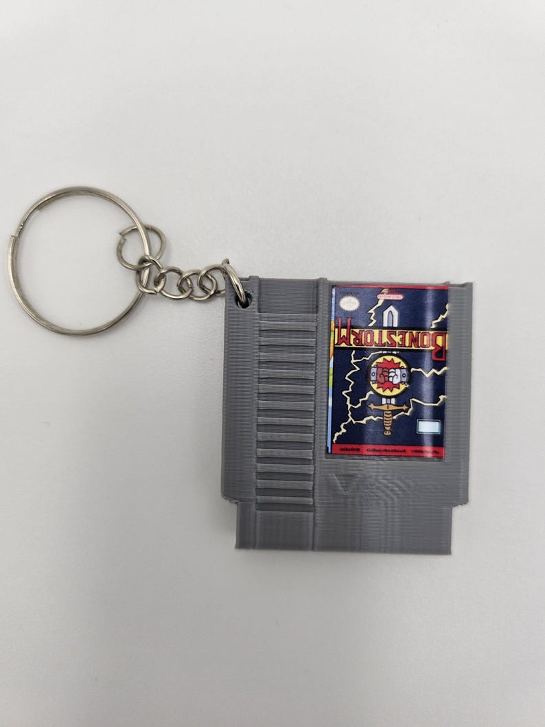 Nintendo NES Cartridge Keychain, Personalized Retro Vintage Nostalgia ...