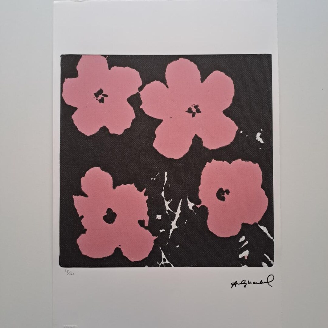 Warhol Flowers - Andy Warhol Signed - Poppy Seeds - Certificate Leo ...