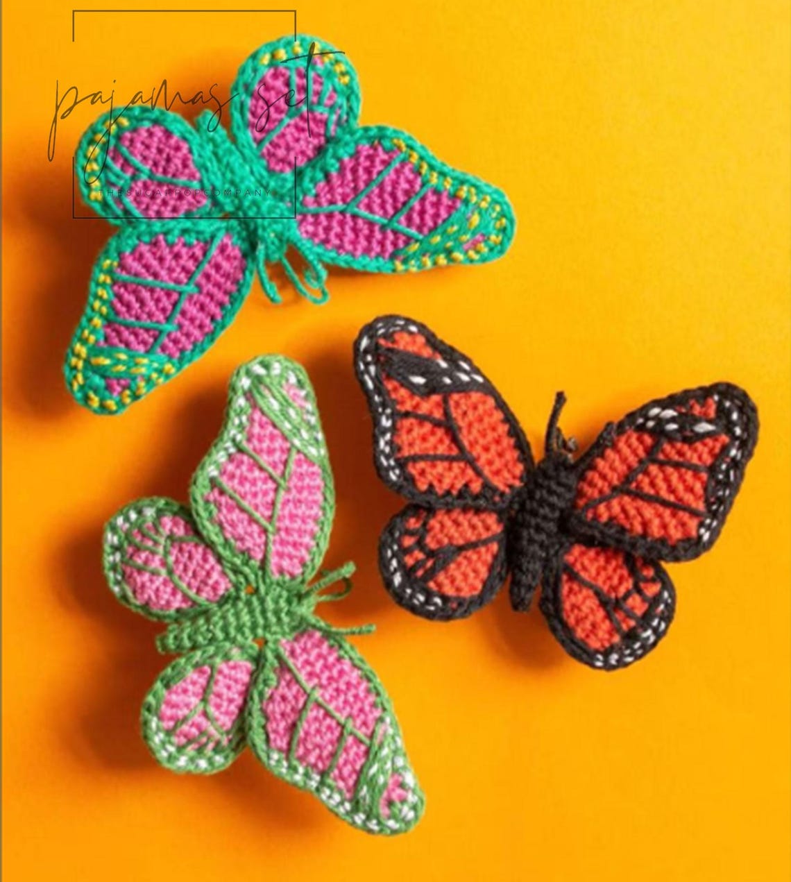 Monarch Butterfly Crochet Pattern - Etsy