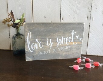 Wedding cake sign | Etsy