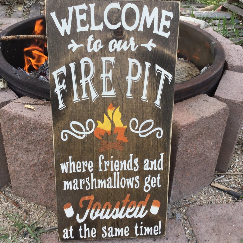 Campfire Sign - Etsy