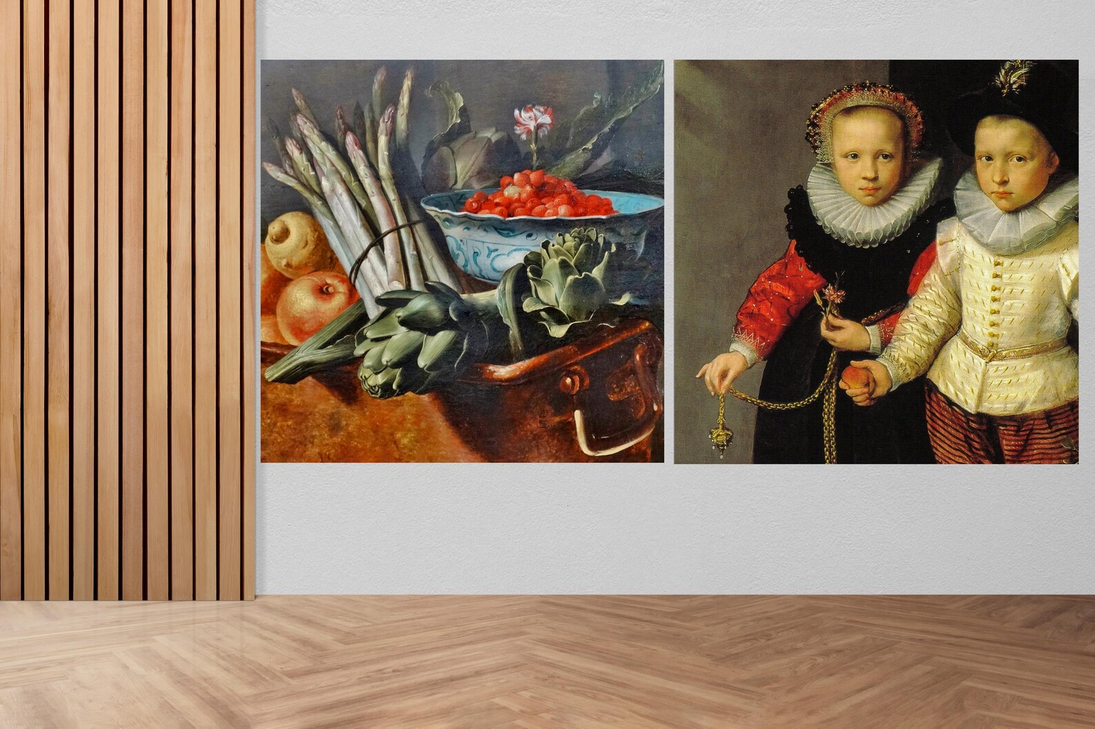 Vintage Elegance: Renaissance Children Portrait Art Print (digital ...
