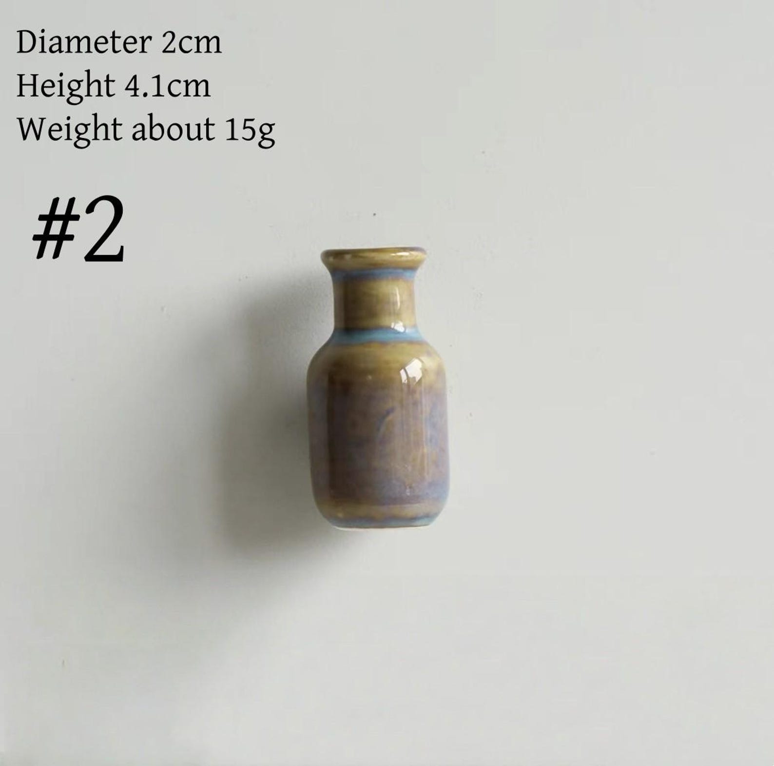 Minimalist Ceramic Vase Fridge Magnets - Modern Decorative Magnets for ...