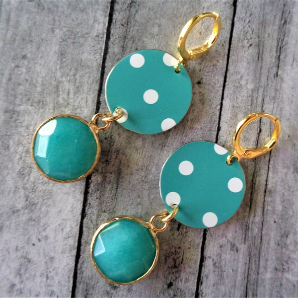 Teal Polka Dots - Etsy