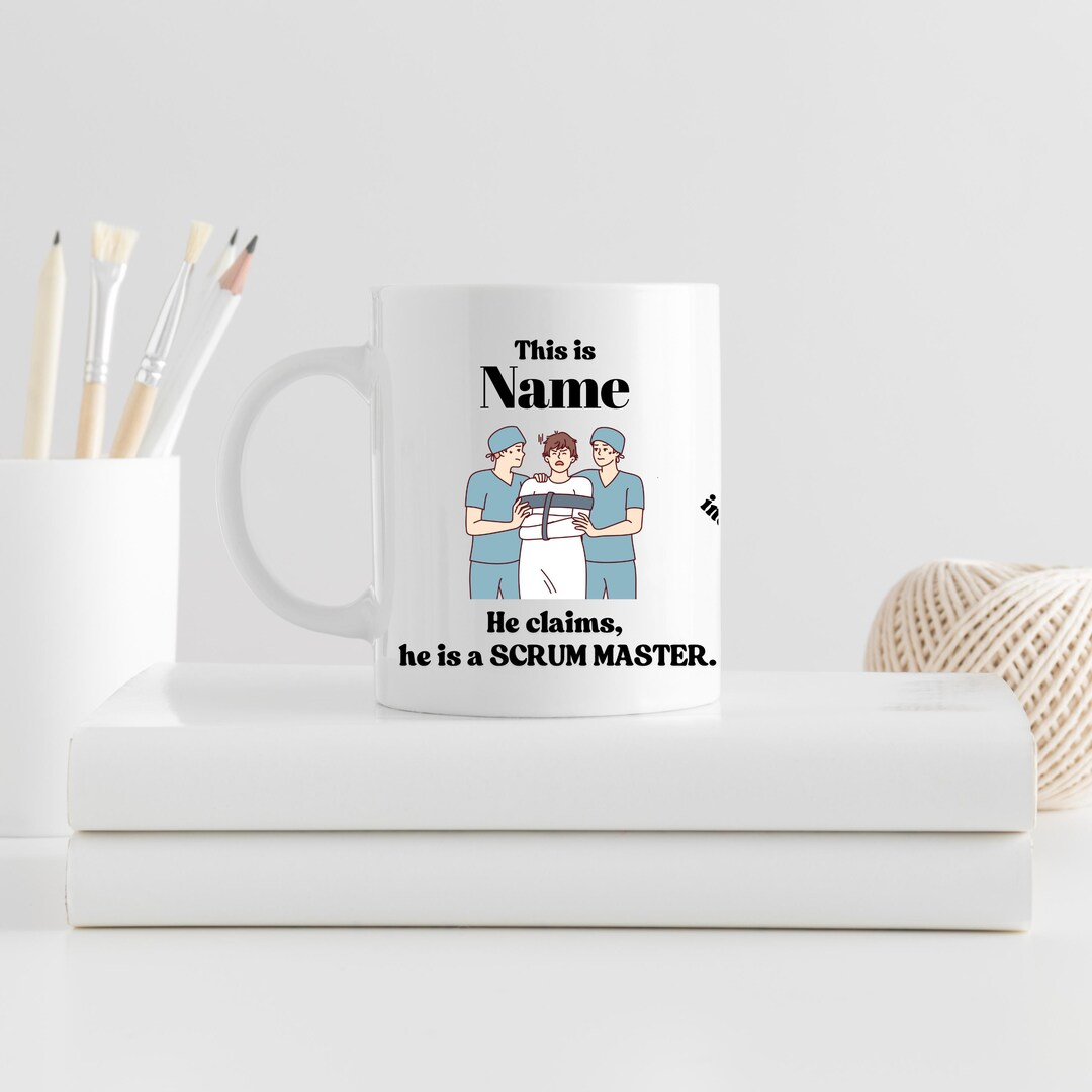 Personalized Scrum Master Mug With Funny Sayings, Agile Mug, Farewell ...