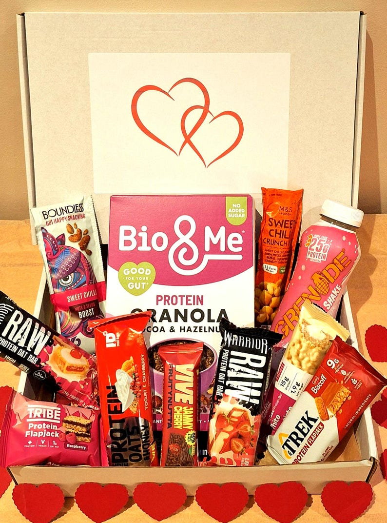 Big Love Protein Box | Gym Fitness Gift | Vegan Option | Free ...